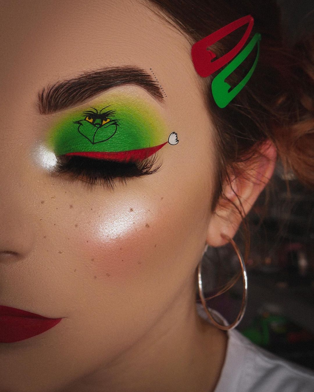 Grinch Inspired Makeup Tutorial | Makeupview.co