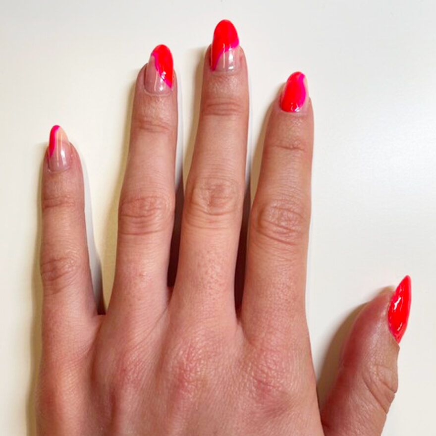 Bright & Wavy Nail Art Tutorial - Beauty Bay Edited