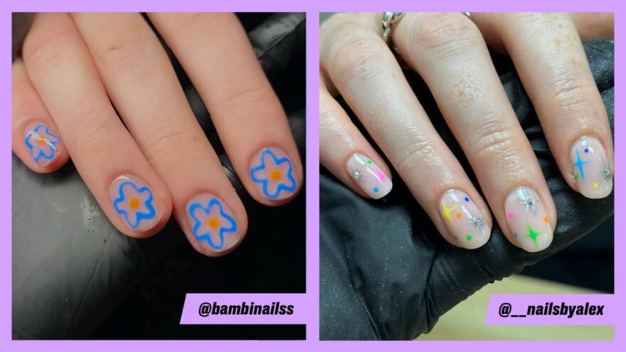 34 Clear Base Nail Designs To Try - Beauty Bay Edited