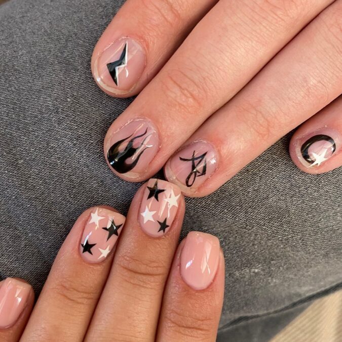 34 Clear Base Nail Designs To Try - Beauty Bay Edited