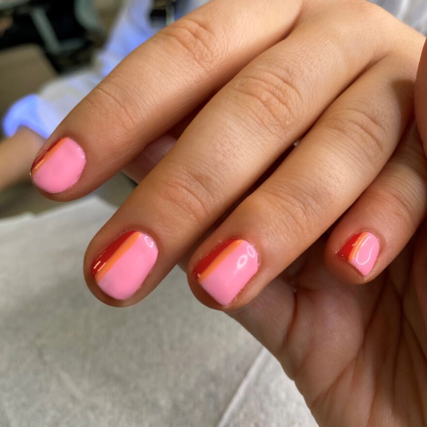 A Colour Block Nail Art Tutorial You Can Easily DIY At Home - Beauty ...