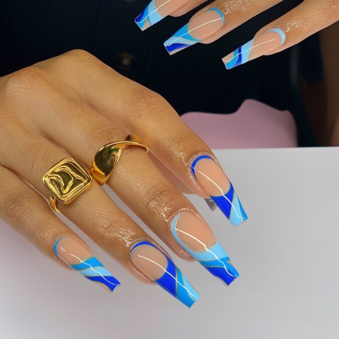 21 Blue Nail Designs To Try - Beauty Bay Edited